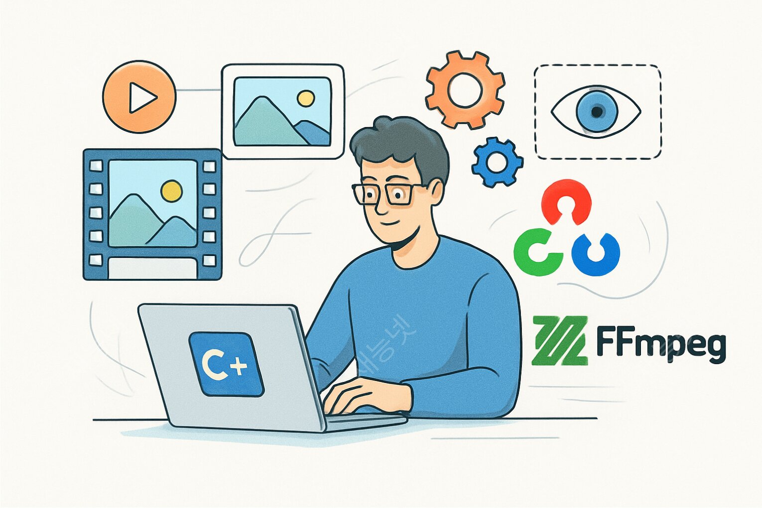 C++ 멀티미디어와 OpenCV FFmpeg을 활용한 이미지 비디오 처리