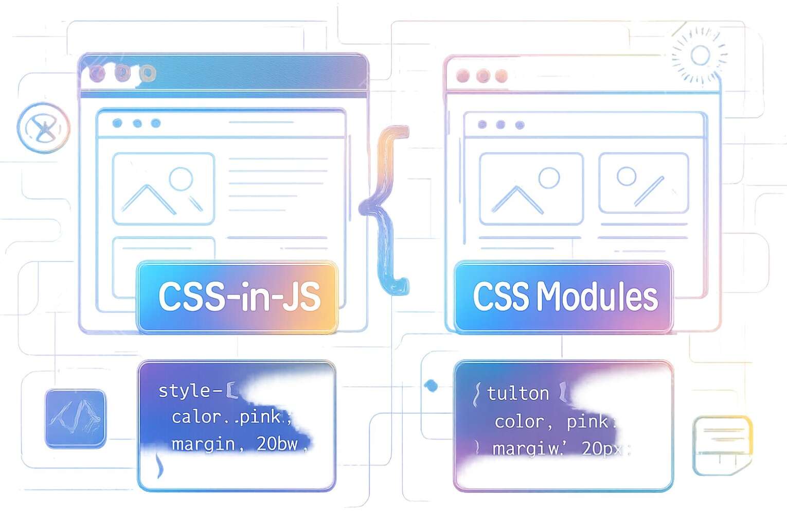 스타일링 방식 비교: CSS-in-JS vs CSS 모듈 🎨💻