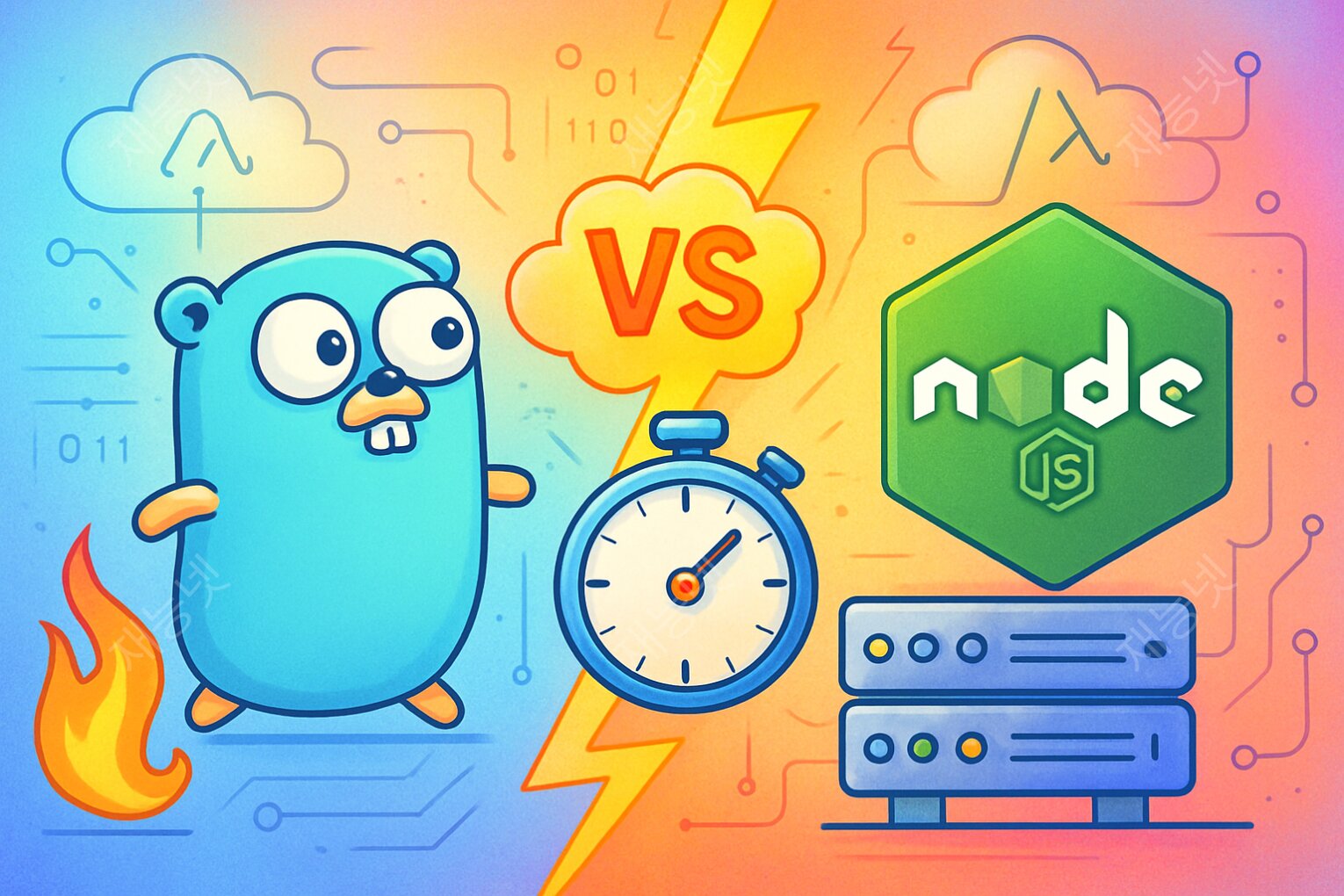 ⚡ Go vs Node.js: 서버리스 함수의 콜드 스타트 시간 완전 정복