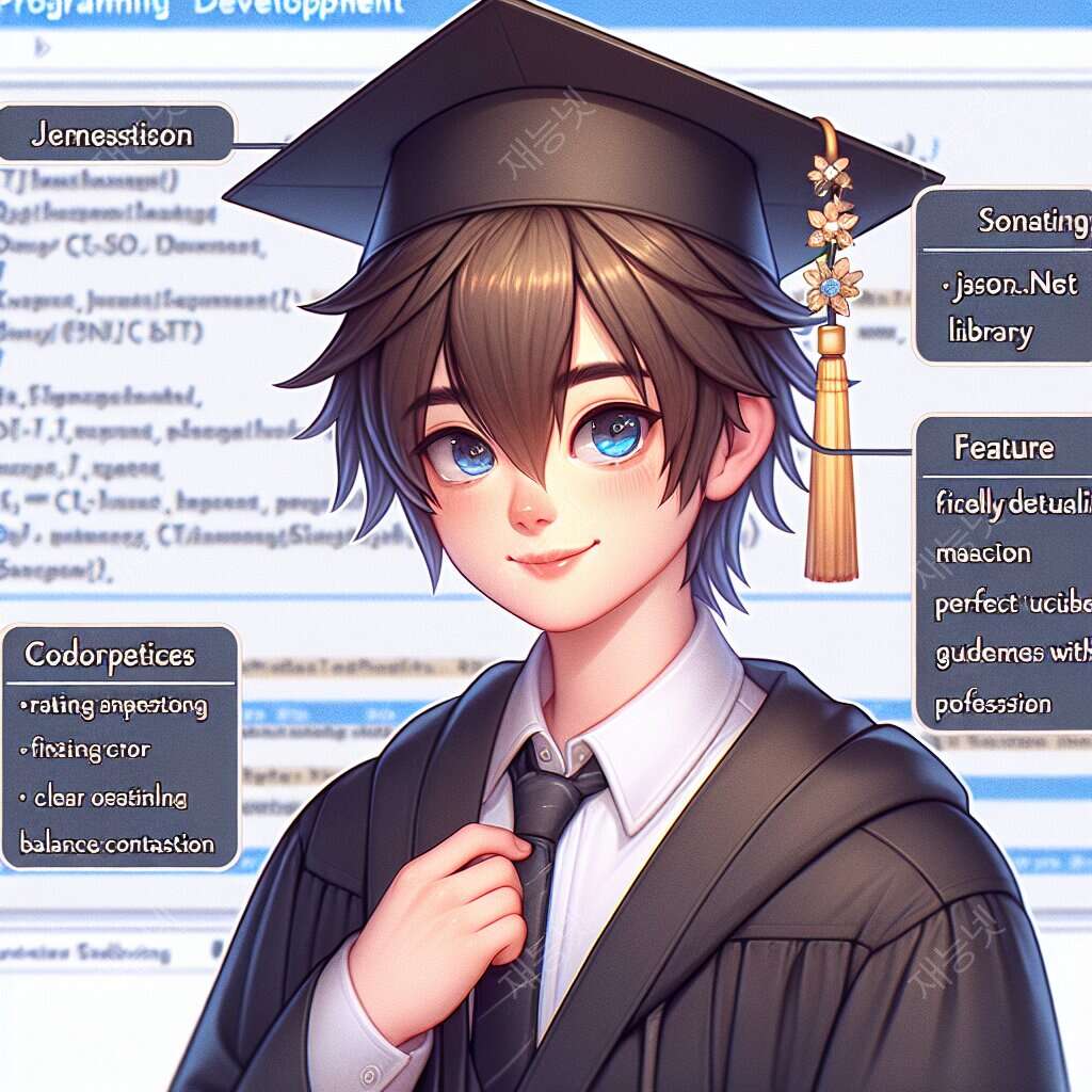 🚀 JSON.NET 라이브러리로 JSON 마스터하기: C# 개발자를 위한 완벽 가이드 🚀