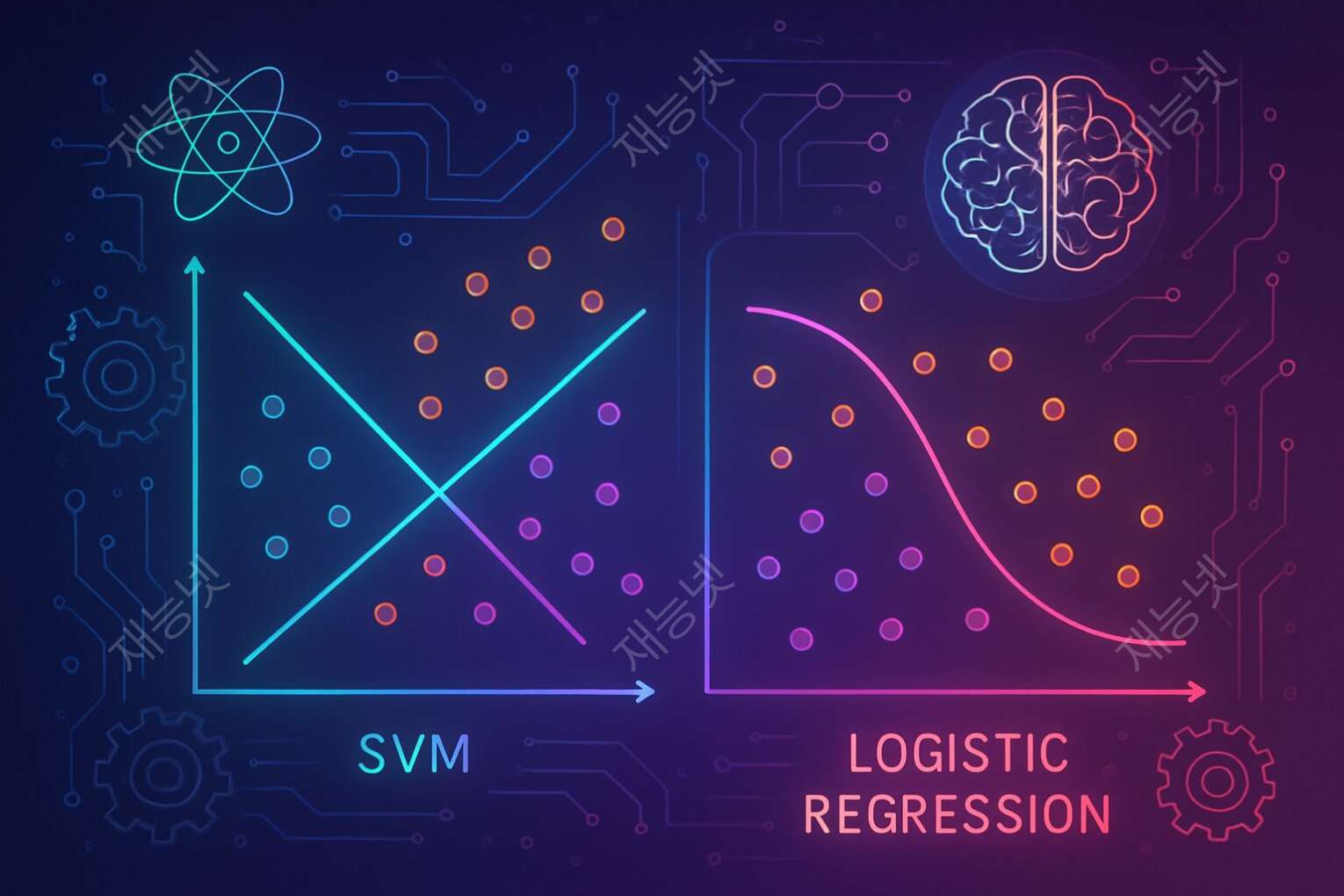 SVM vs 로지스틱 회귀: 분류 성능 비교