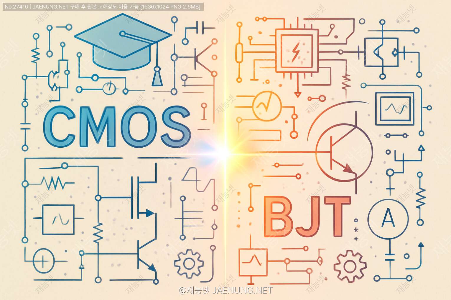 CMOS vs BJT: 집적 회로 기술 특성 비교