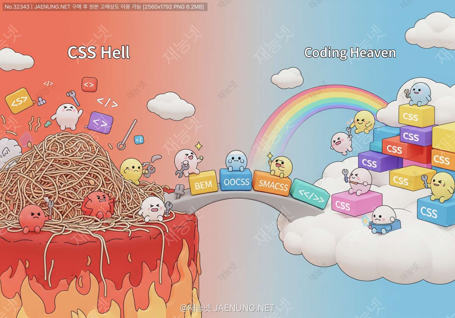 CSS 지옥에서 코딩 천국으로: BEM, OOCSS, SMACSS 완전 정복 가이드