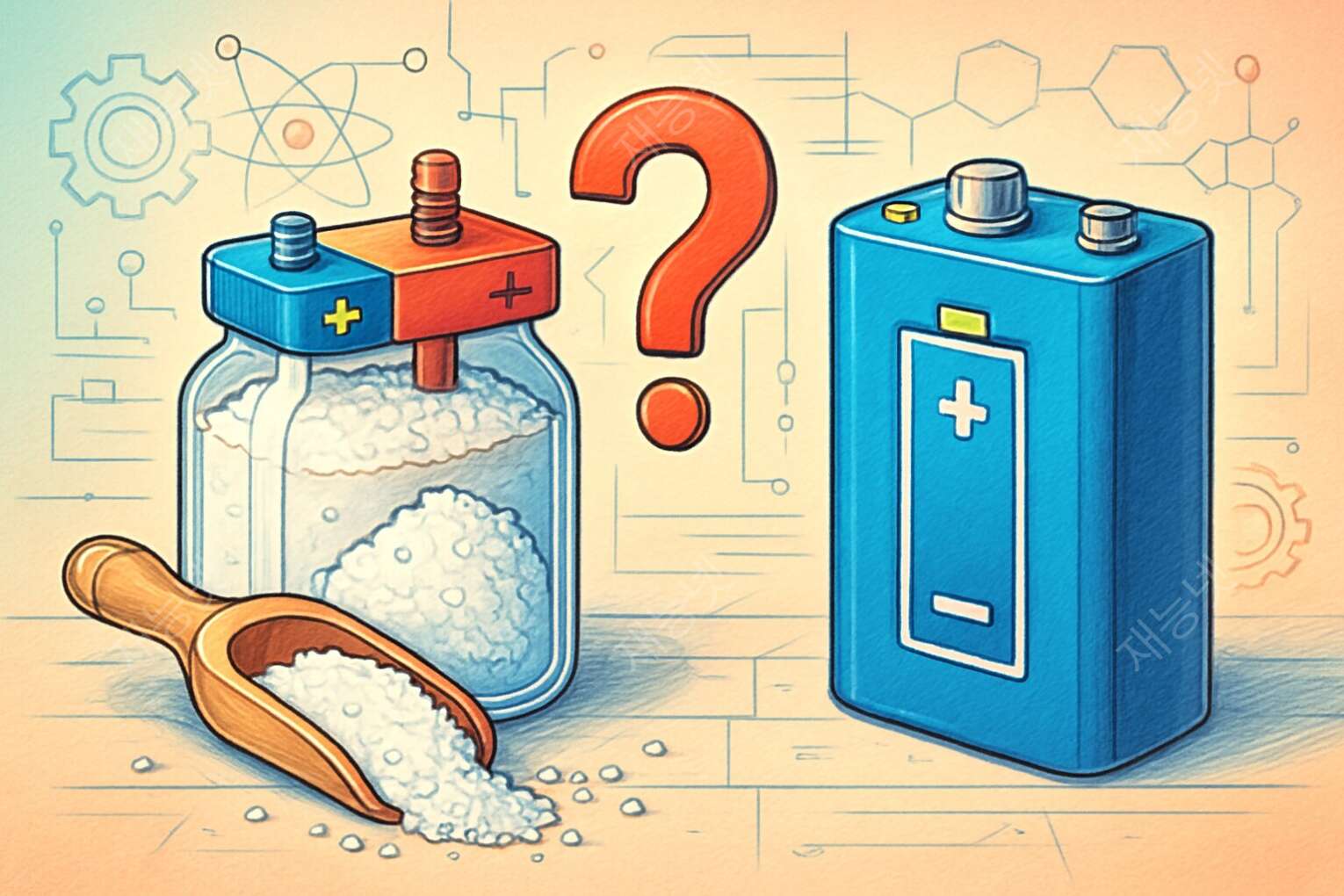소금으로 만든 배터리가 리튬이온 배터리를 대체할 수 있을까 🧂⚡