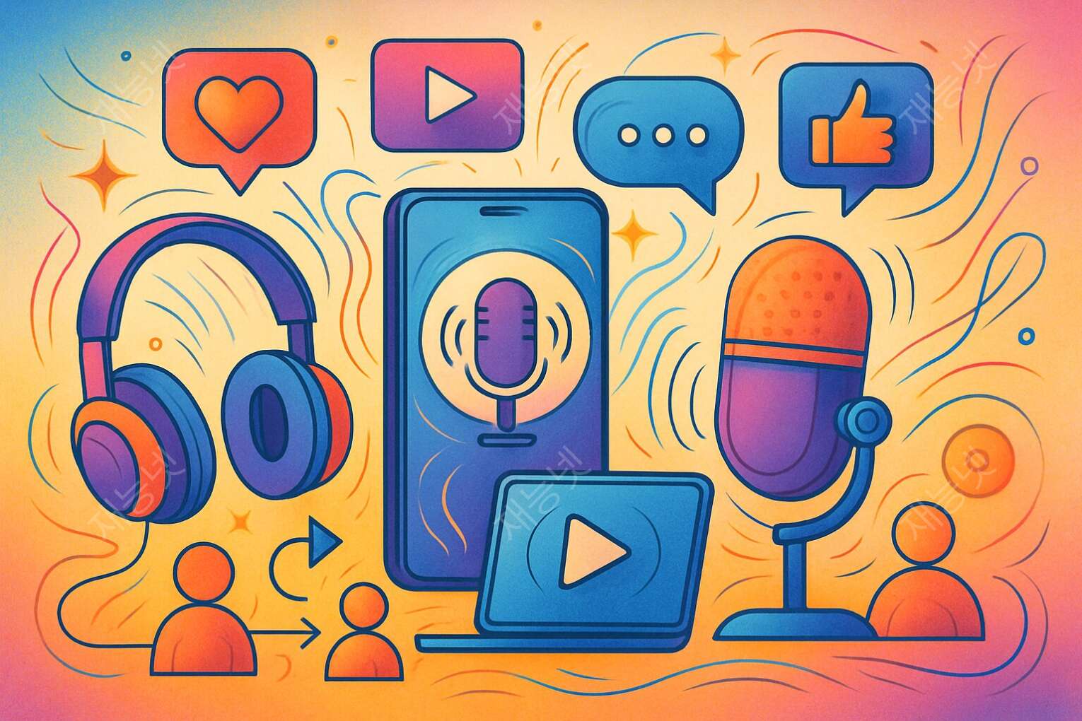 소셜 미디어 마케팅에서의 팟캐스트 활용 크로스 프로모션 전략